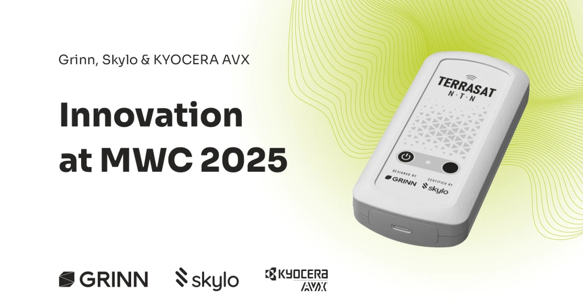 Grinn, Skylo, and KYOCERA AVX Introduce Future-Ready Satellite IoT ...