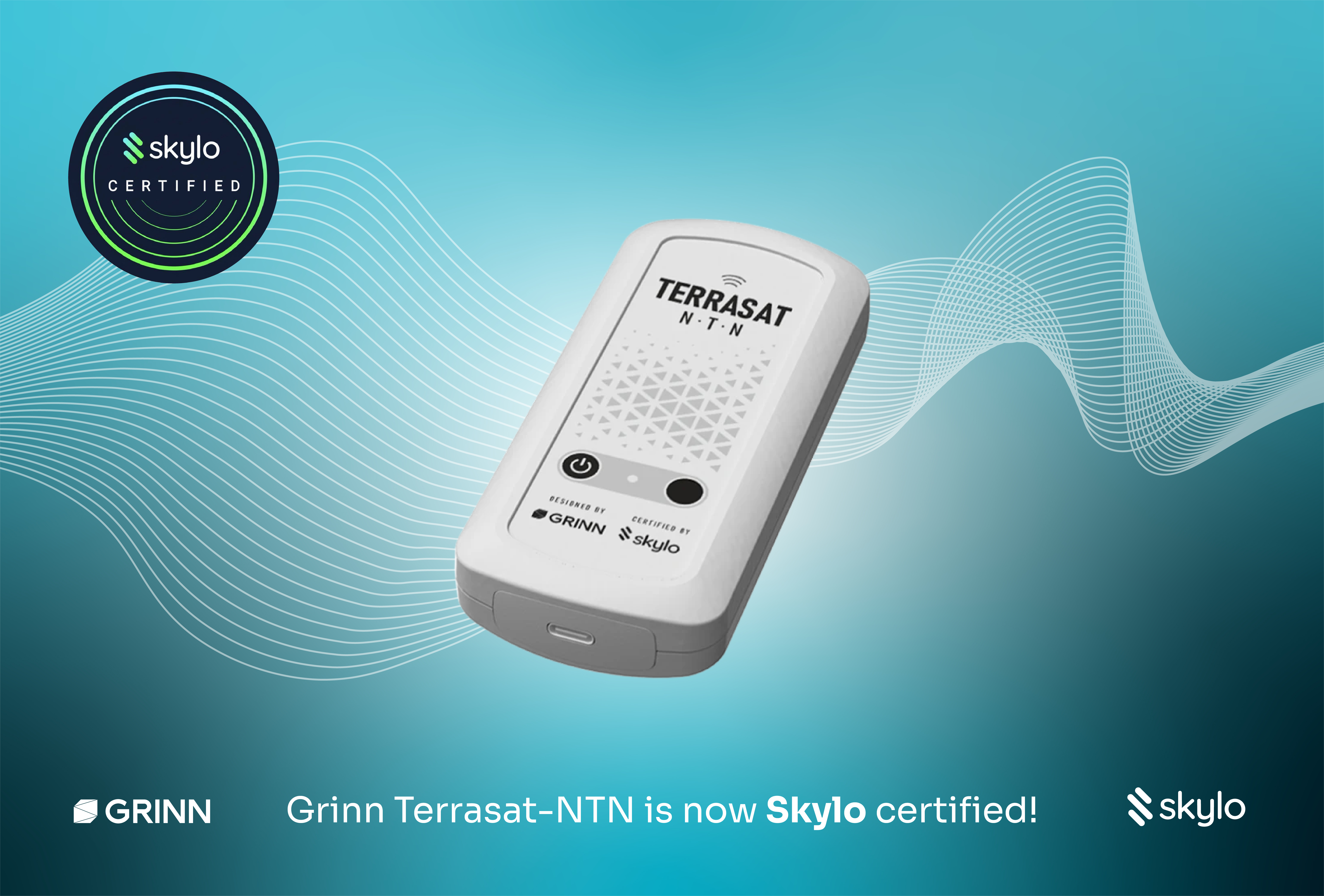 Grinn Terrasat-NTN receives Skylo Certification, enabling ubiquitous ...